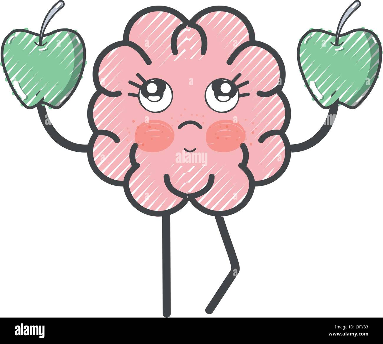 Eating brain cartoon hi-res stock photography and images - Alamy
