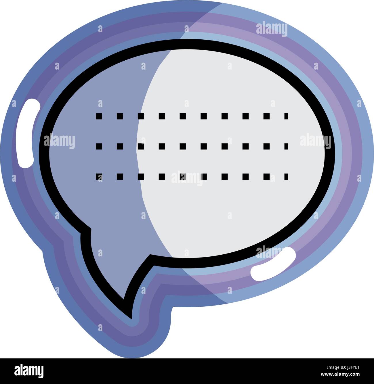 blue chat bubble communication message Stock Vector Image & Art - Alamy