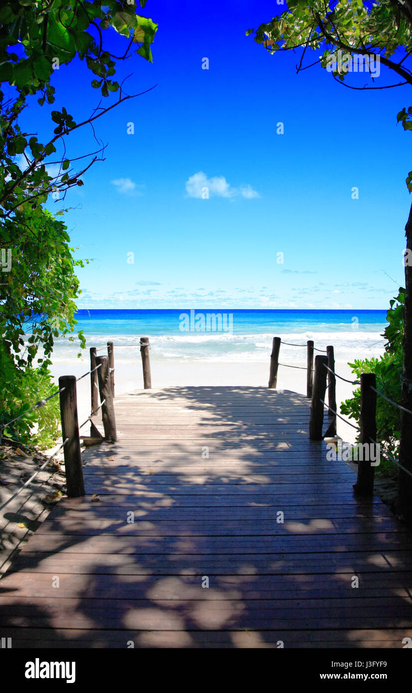 Beau Vallon Beach, Island Mahé, Indian Ocean, Republic of Seychelles ...