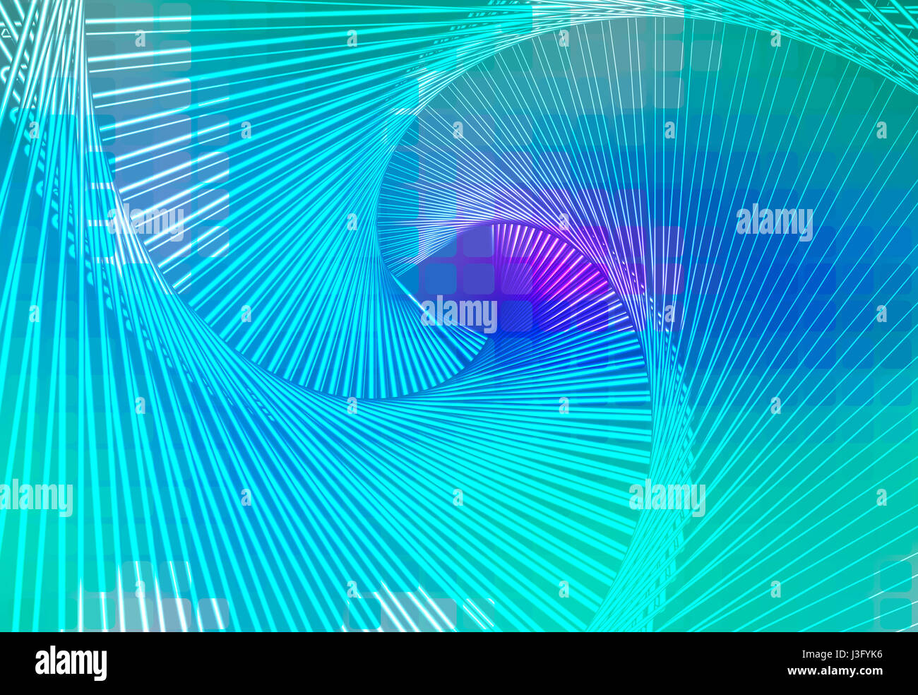 Turquoise blue purple glowing spiral abstract background Stock Photo ...