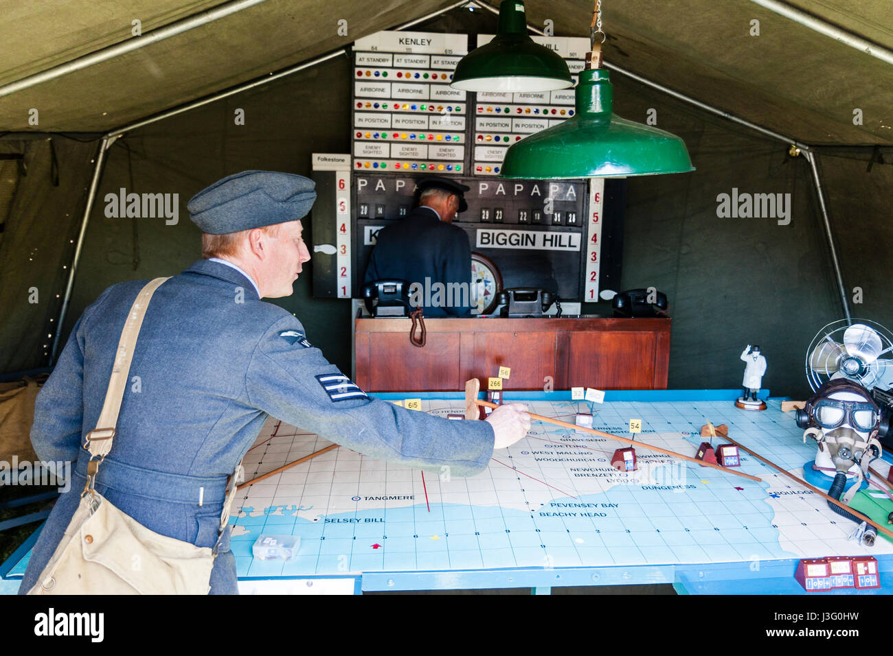 Salute to the 40's re-enactment event. world war two RAF sergeant ...