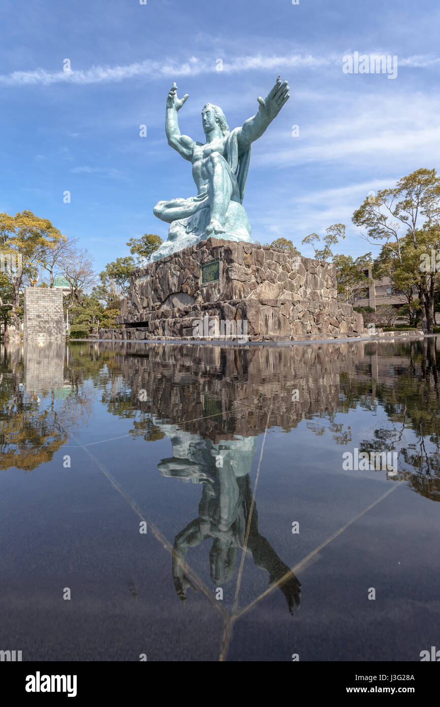 Nagasaki peace park monument hi-res stock photography and images - Alamy