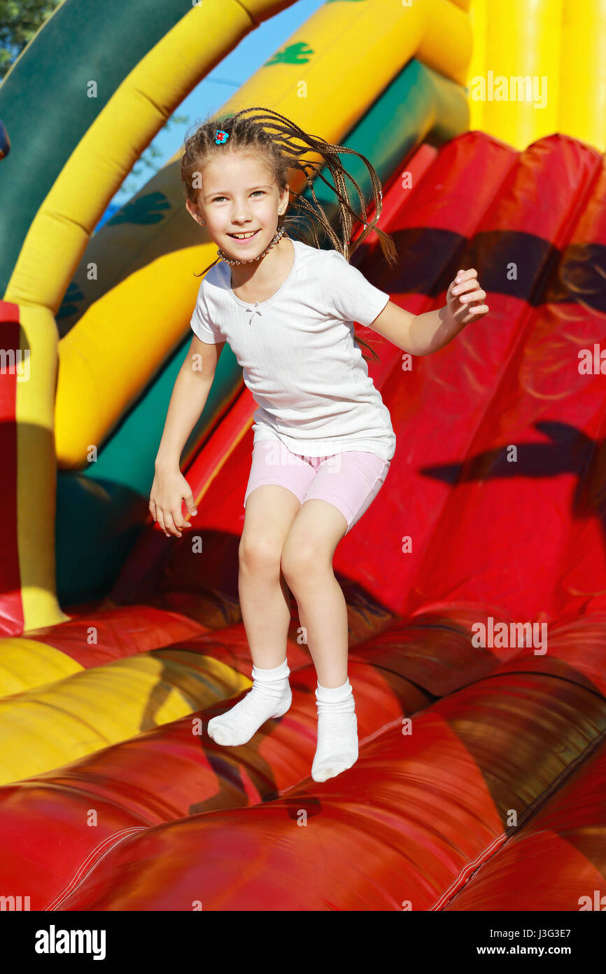 Funky fun in a summer park Stock Photo - Alamy