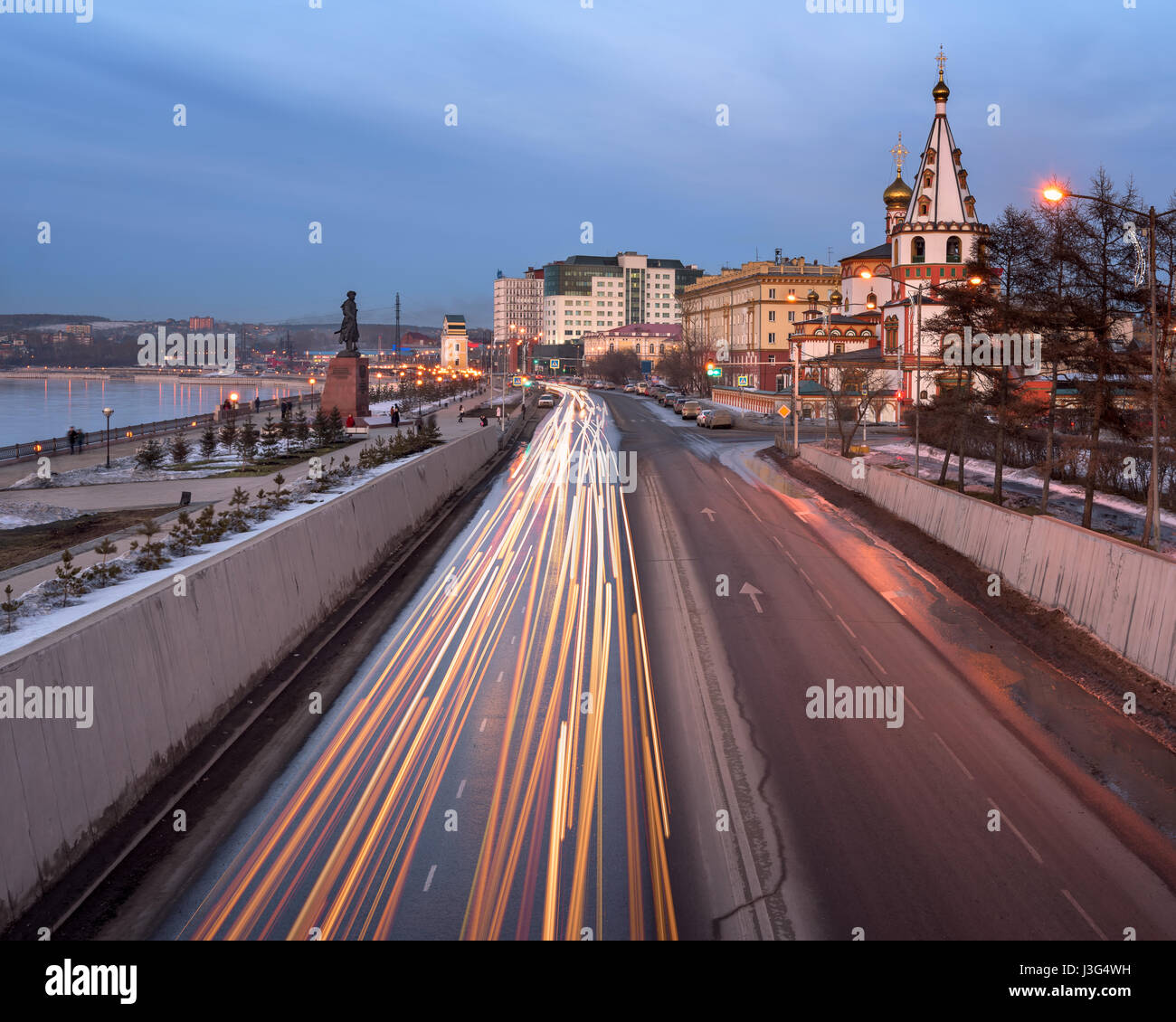 Russia siberia irkutsk old city hi-res stock photography and images - Alamy