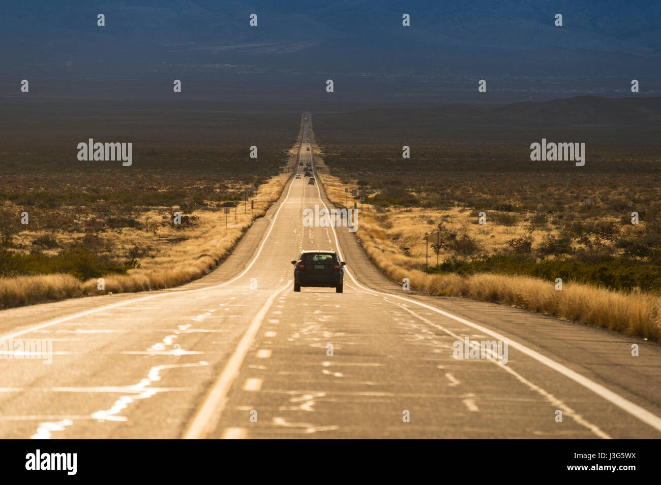 Car On Deserted Road