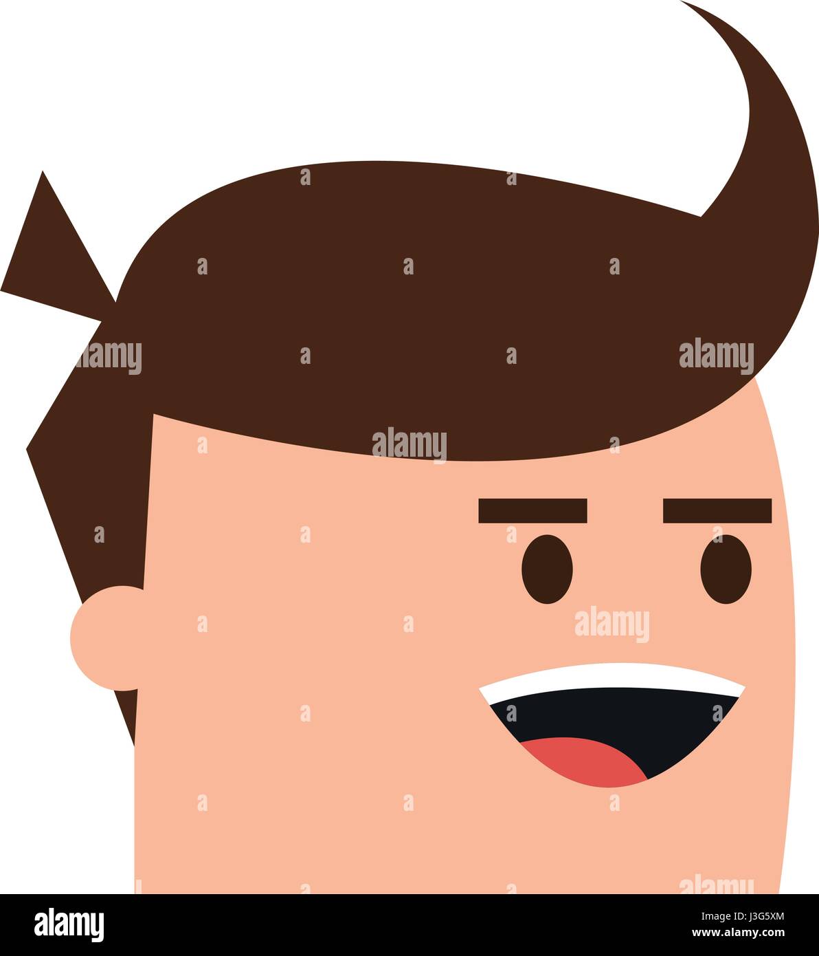 cartoon man head icon image Stock Vector Image & Art - Alamy