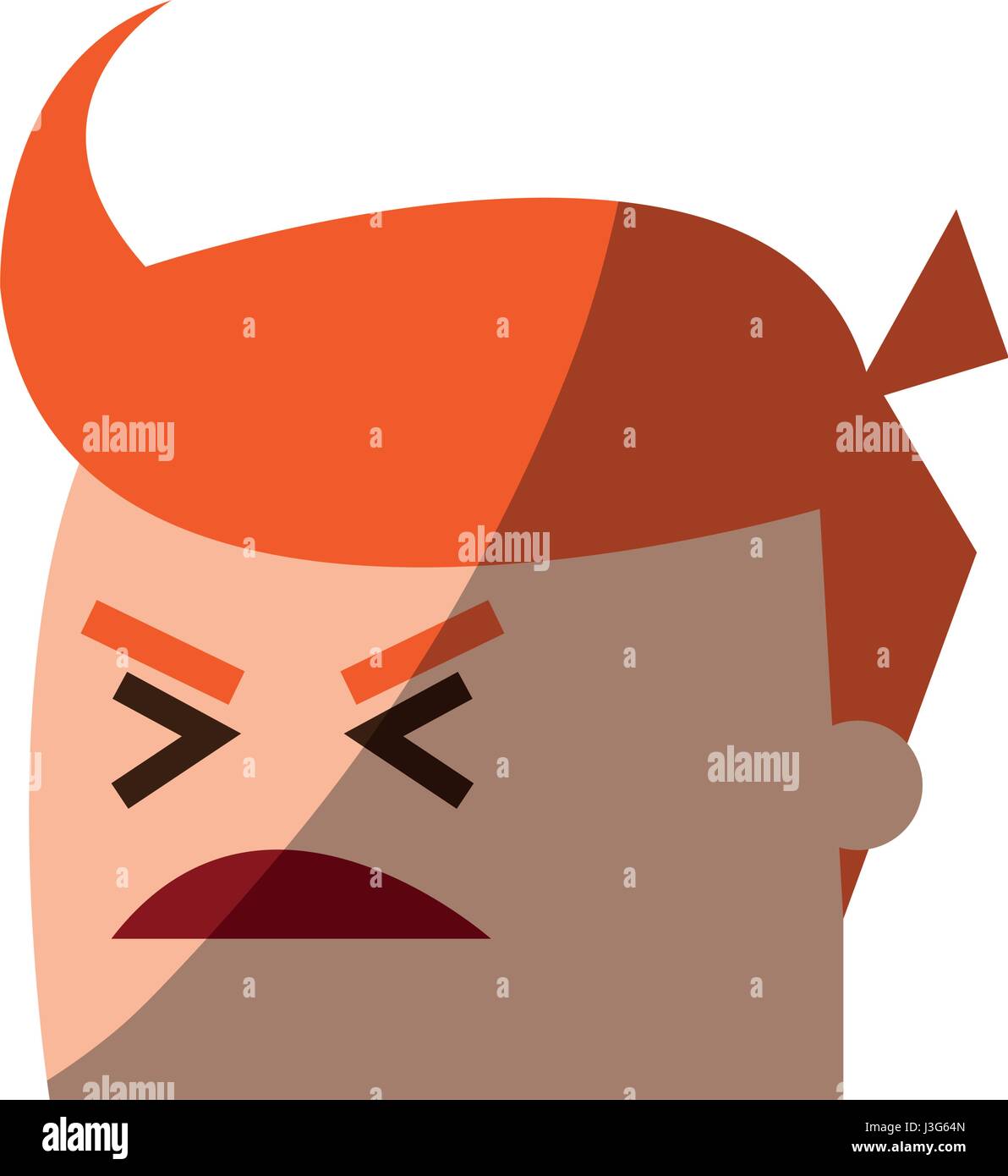 cartoon man head icon image Stock Vector Image & Art - Alamy