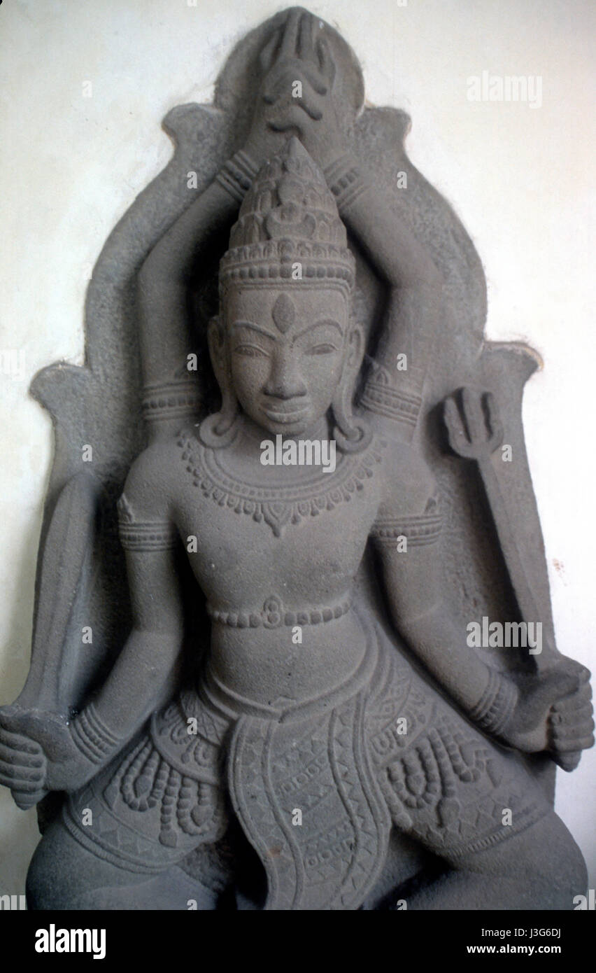 Sculpture of the Hindu goddess Uma, the wife of Shiva, in the Museum of ...