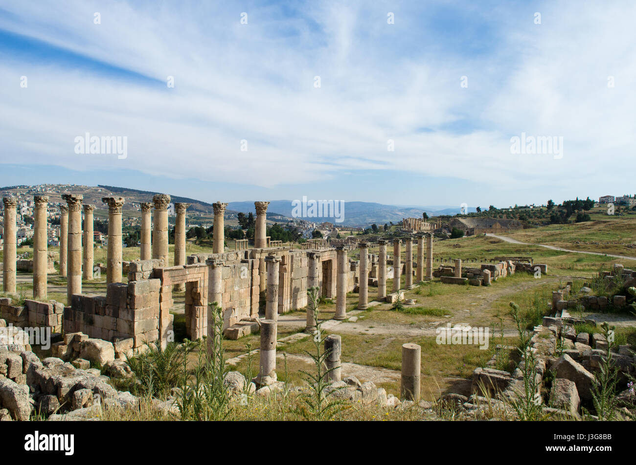 Jerash Amman Jordan Middle East Stock Photo - Alamy