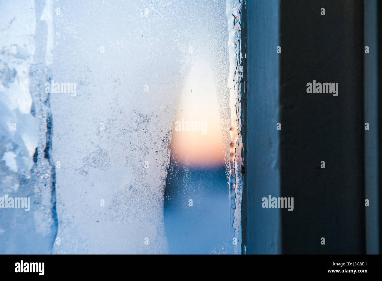 Window frosted festive hi-res stock photography and images - Alamy