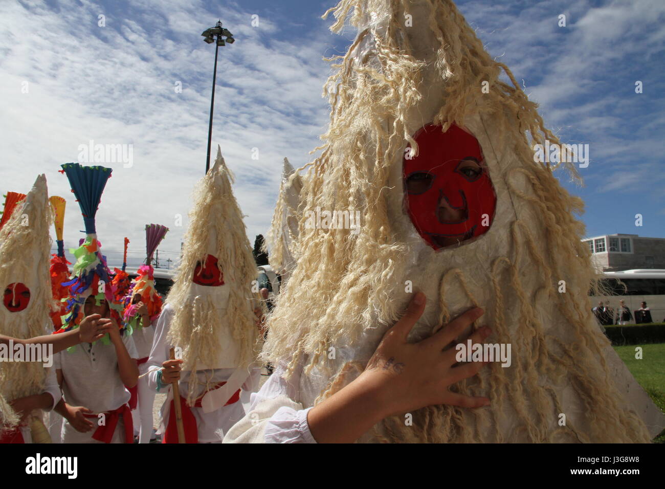 Iberian mask festival parade hi-res stock photography and images - Alamy