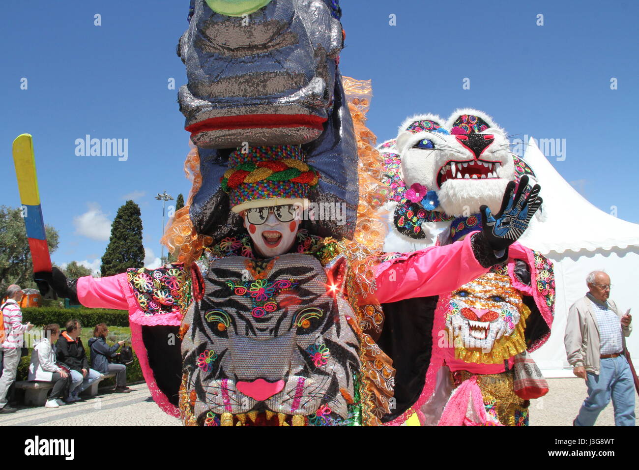 Lisbon festival iberian mask 2017 hi-res stock photography and images ...