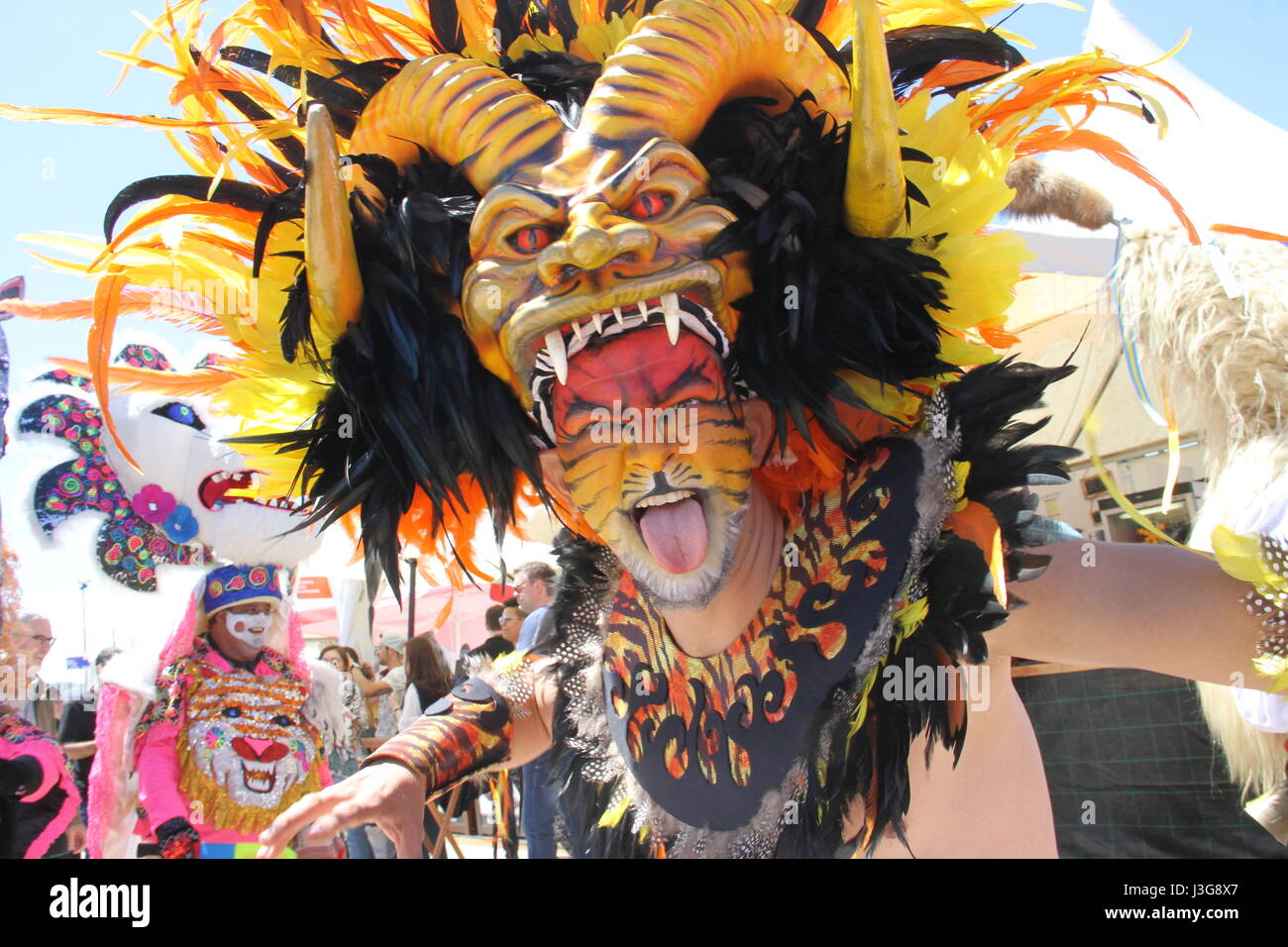 Lisbon festival iberian mask 2017 hi-res stock photography and images ...