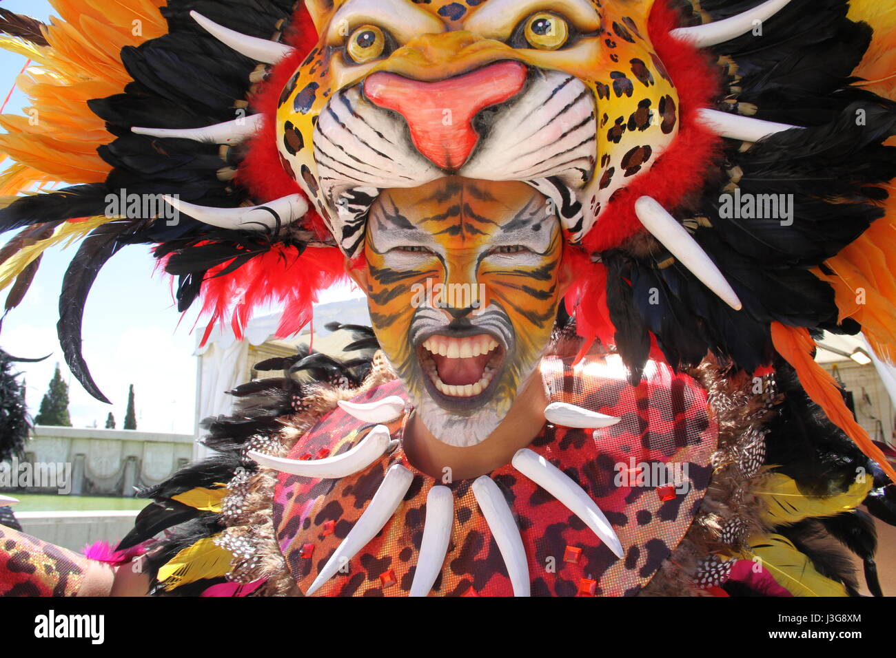 Lisbon festival iberian mask 2017 hi-res stock photography and images ...