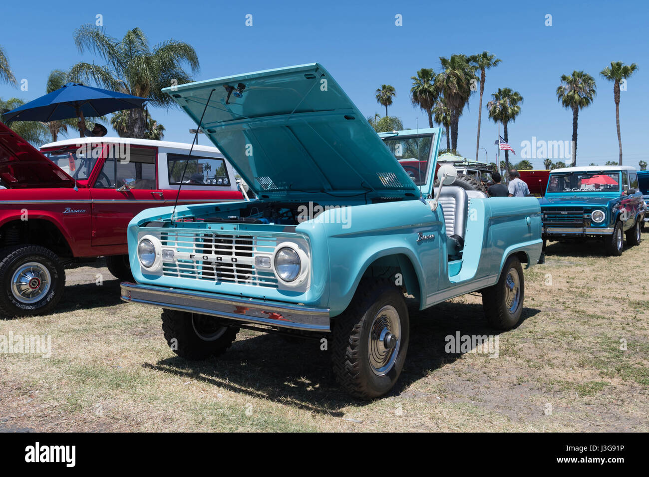 Buena Park, USA - April 30, 2017: Ford Bronco on display during the ...