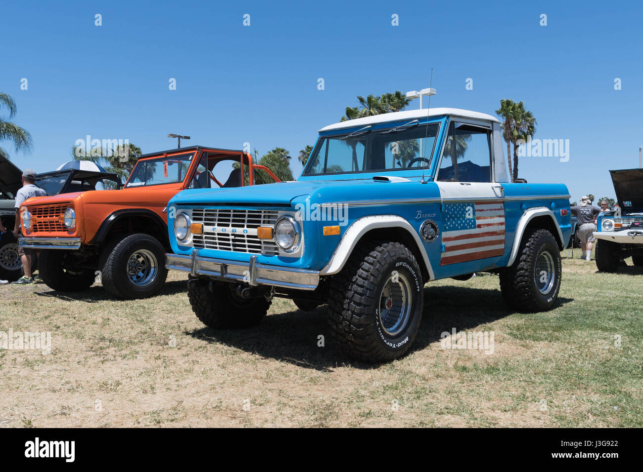 Buena Park, USA - April 30, 2017: Ford Bronco on display during the ...