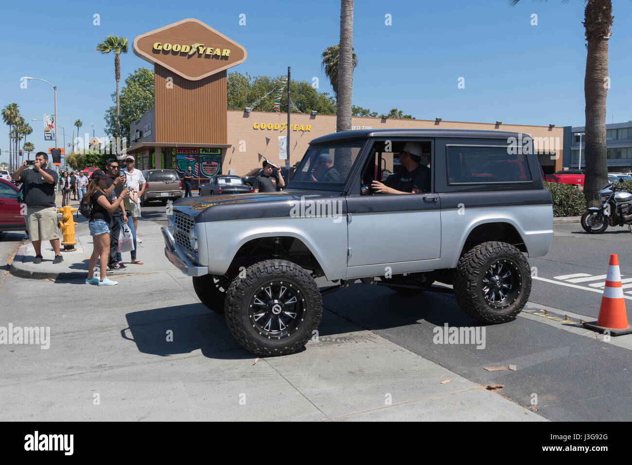 Buena Park, USA - April 30, 2017: Ford Bronco on display during the ...
