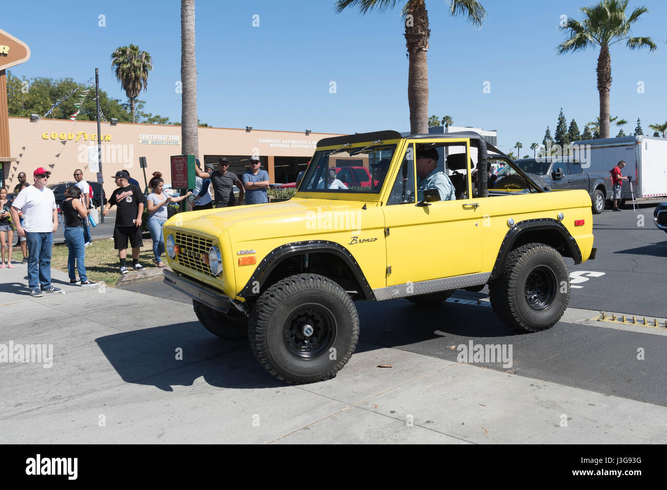 Buena Park, USA - April 30, 2017: Ford Bronco on display during the ...