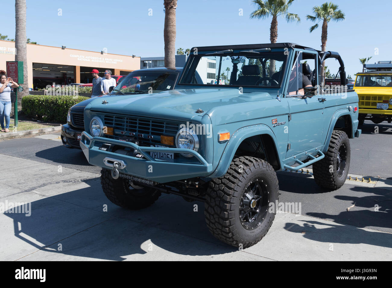 Buena Park, USA - April 30, 2017: Ford Bronco on display during the ...