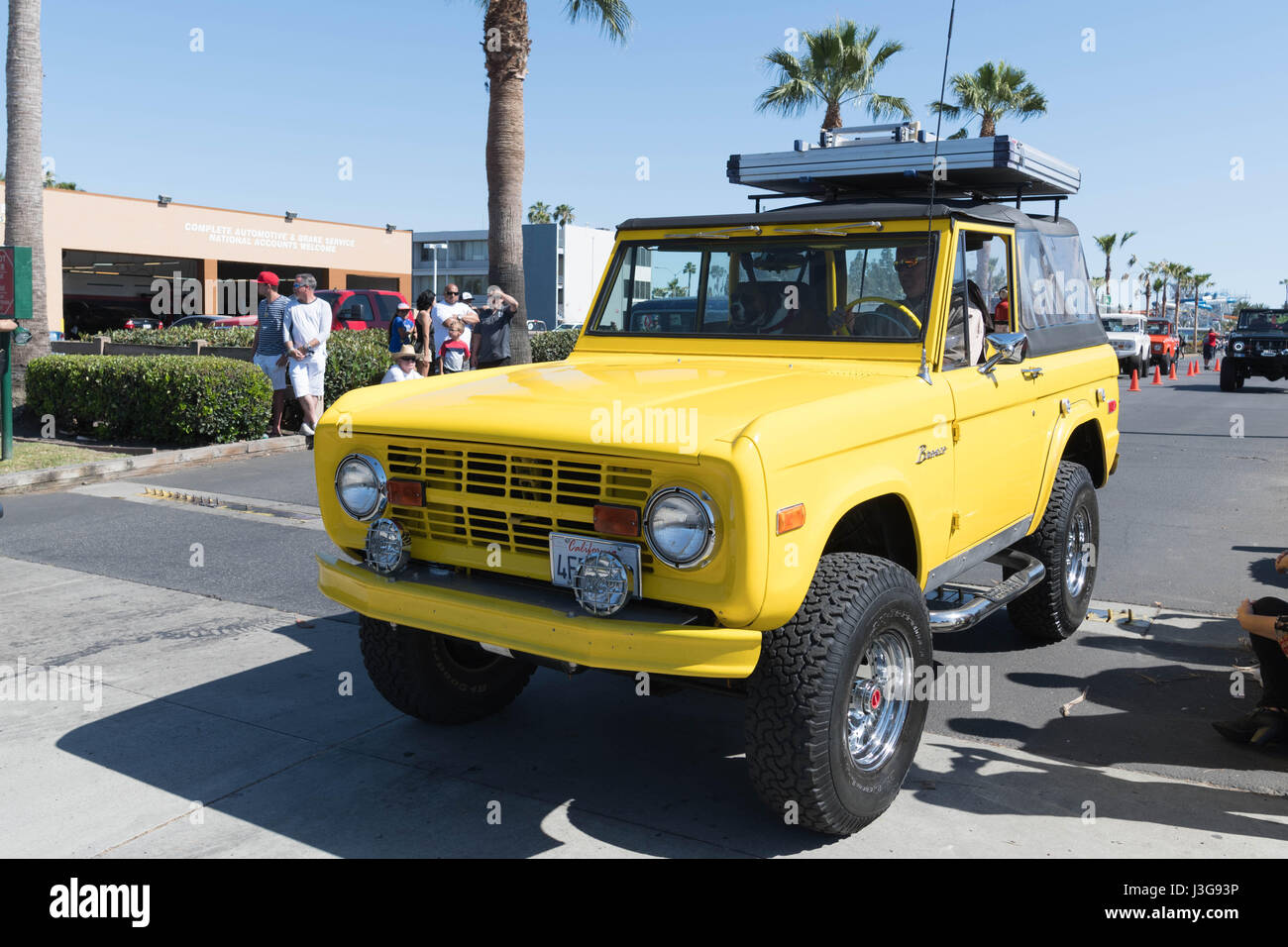 Buena Park, USA - April 30, 2017: Ford Bronco on display during the ...
