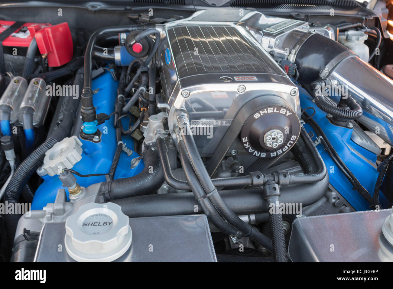 Buena Park, USA - April 30, 2017: Ford Mustang GT 500 Super Snake ...