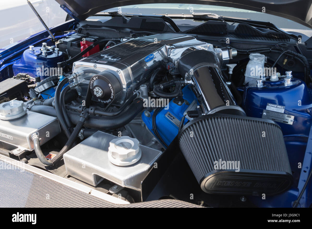 Buena Park, USA - April 30, 2017: Ford Mustang GT 500 Super Snake ...
