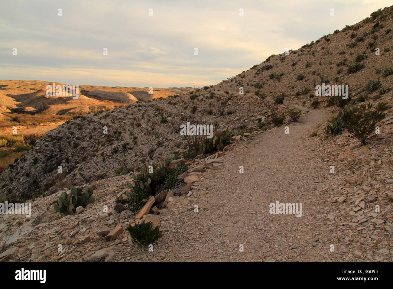 The scenic Hot Springs Loop Trail in Big Bend National Park is one of ...