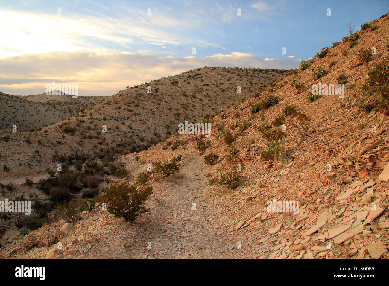 The scenic Hot Springs Loop Trail in Big Bend National Park is one of ...