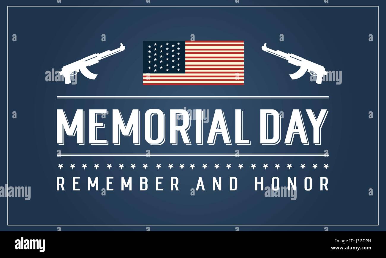 Memorial day banner collection hi-res stock photography and images - Alamy