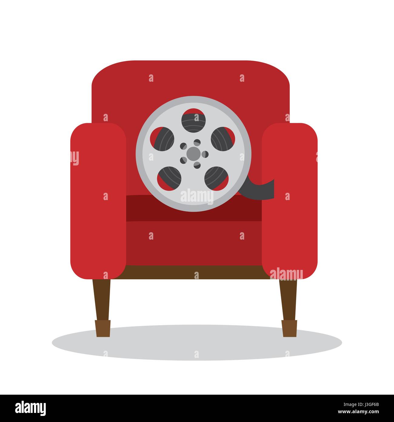 cinema entertainment elements icons Stock Vector Image & Art - Alamy