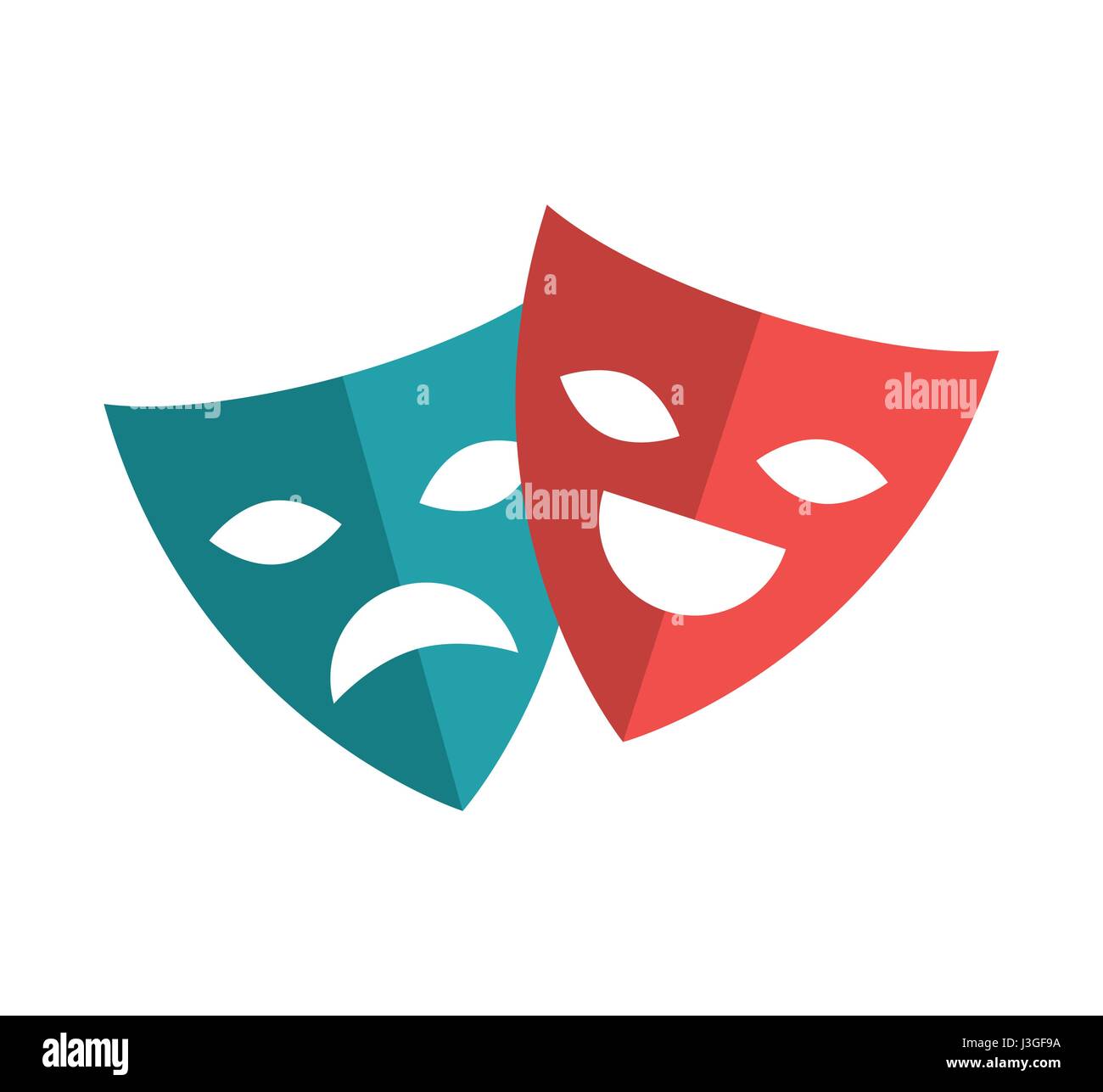 Theatre masks cinema Cut Out Stock Images & Pictures - Alamy