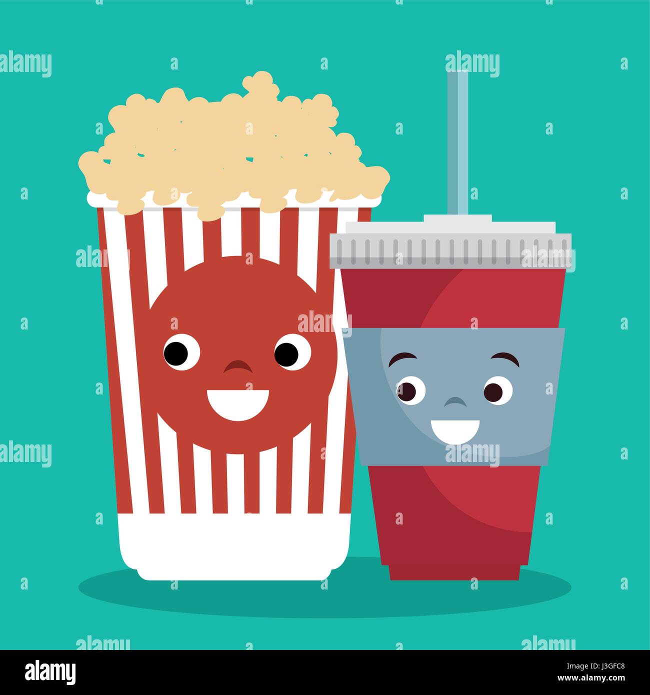 cinema entertainment elements icons Stock Vector Image & Art - Alamy