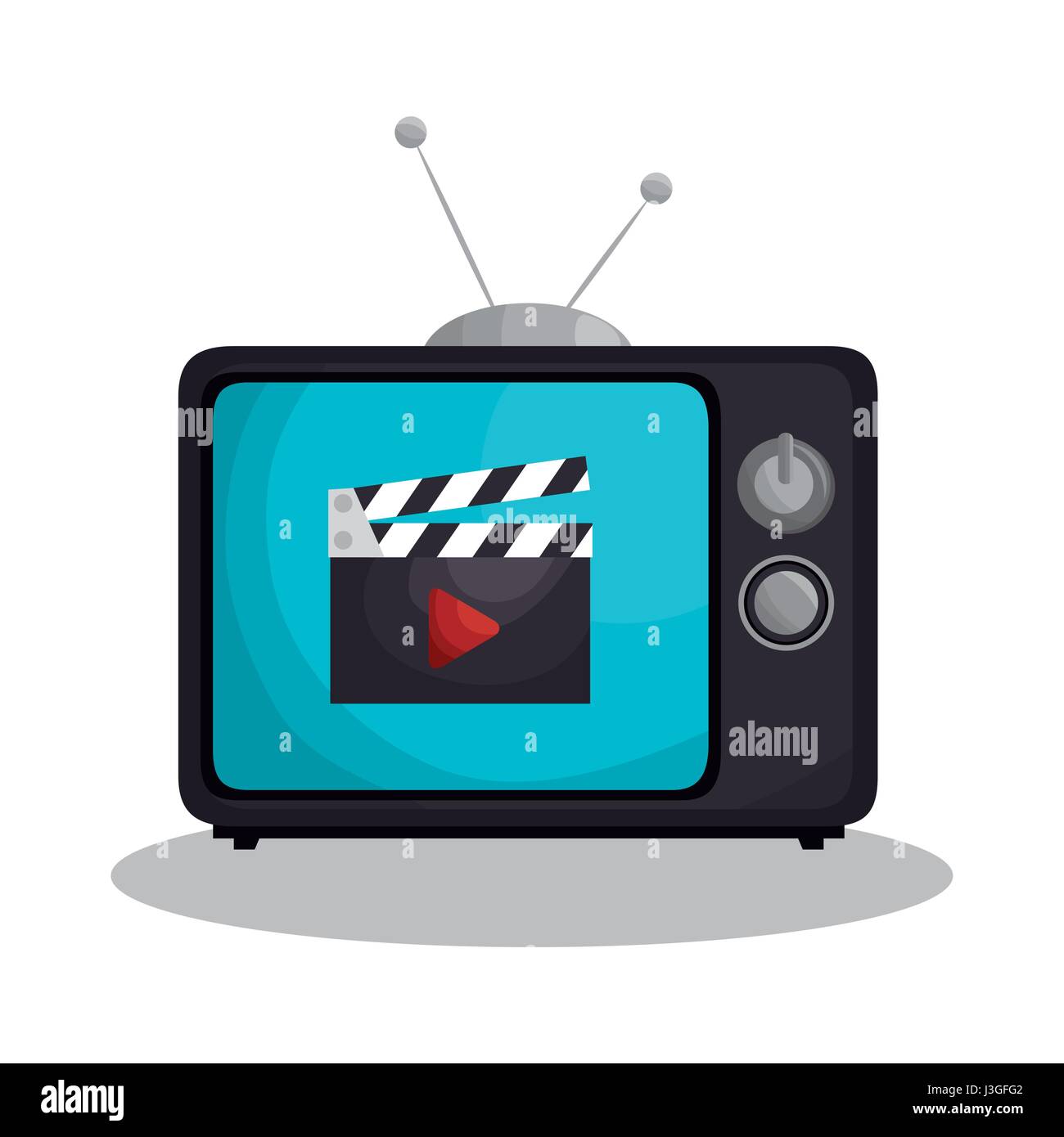 Clapperboard tv show Stock Vector Images - Alamy