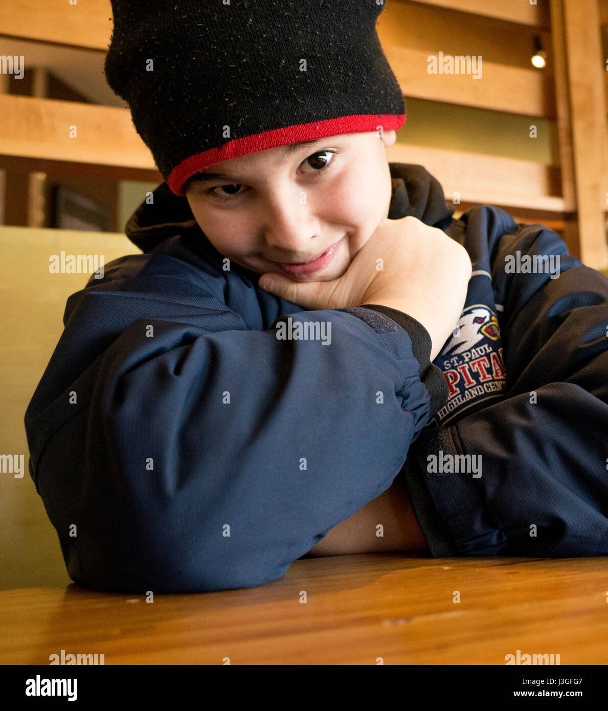 Impish smile hi-res stock photography and images - Alamy