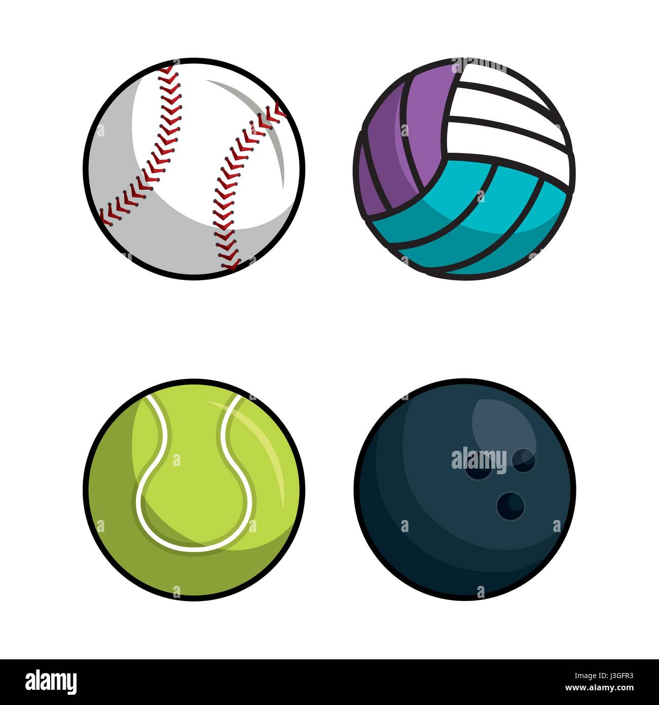 Balls movement Stock Vector Images - Alamy