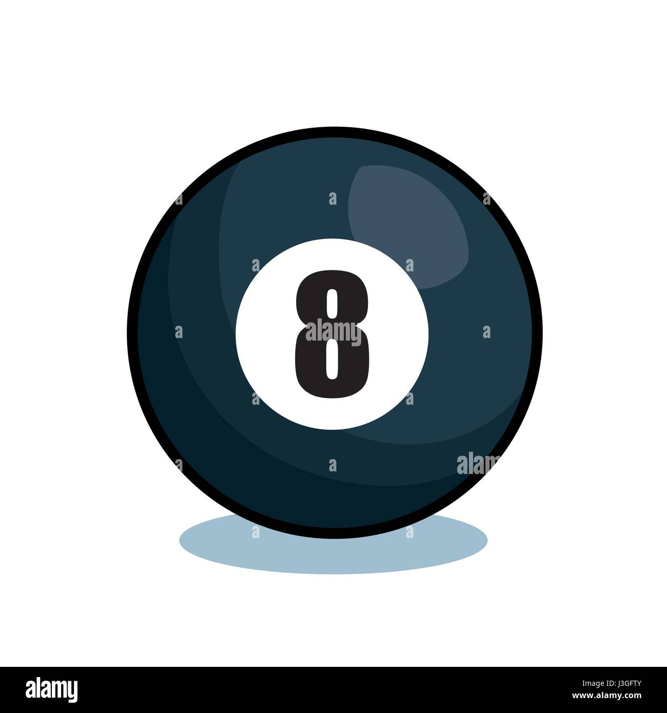 billiard balls isolated icon Stock Vector Image & Art - Alamy