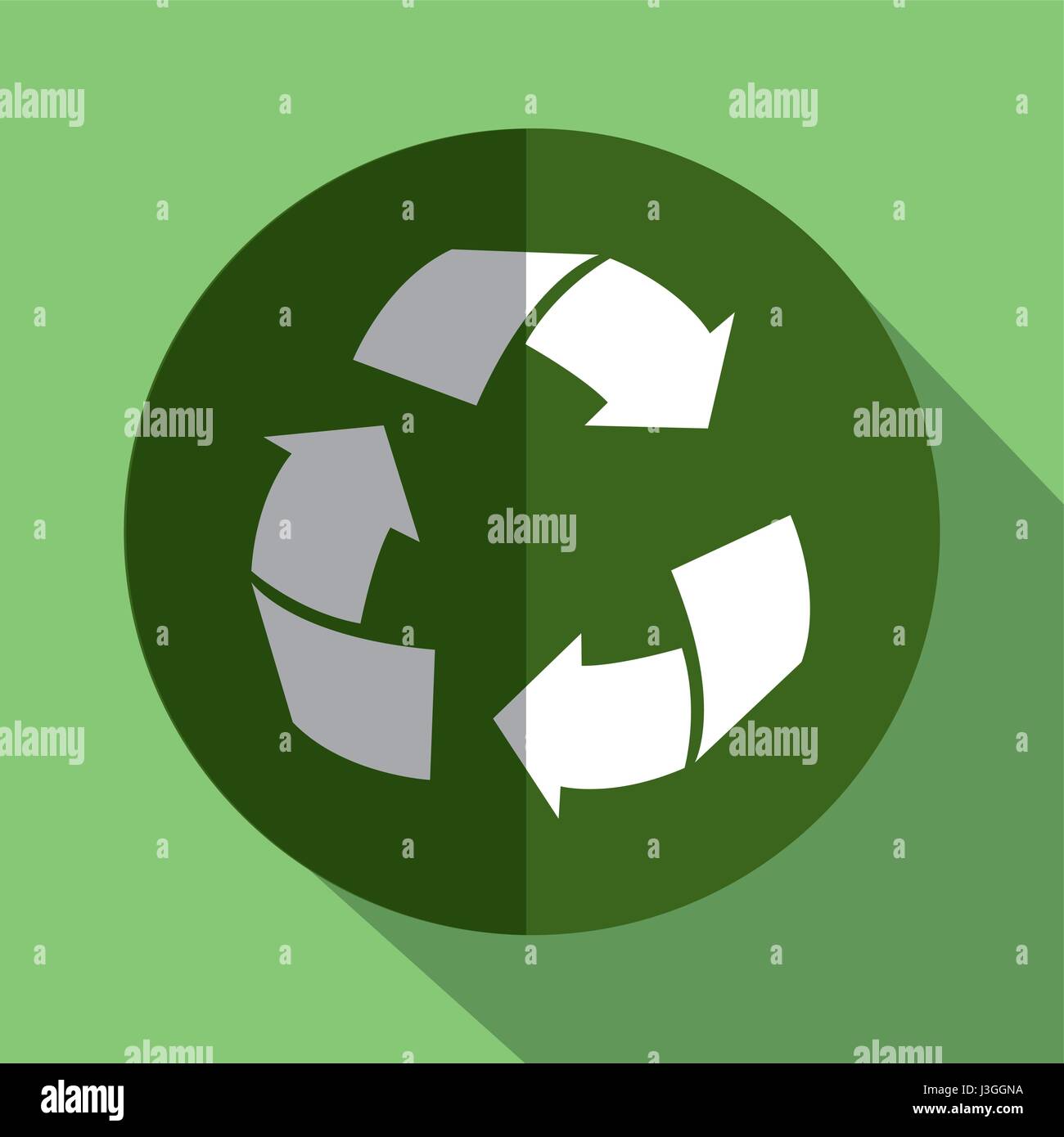 Reusable arrows green recycle arrow hi-res stock photography and images - Alamy