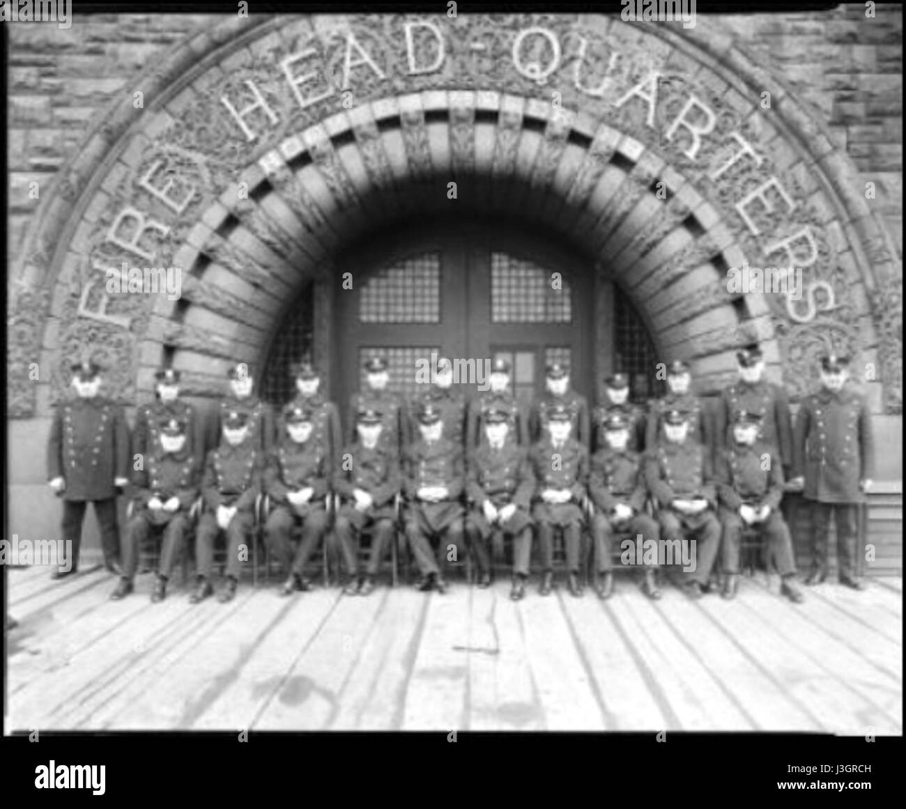 New building fire station Black and White Stock Photos & Images - Alamy