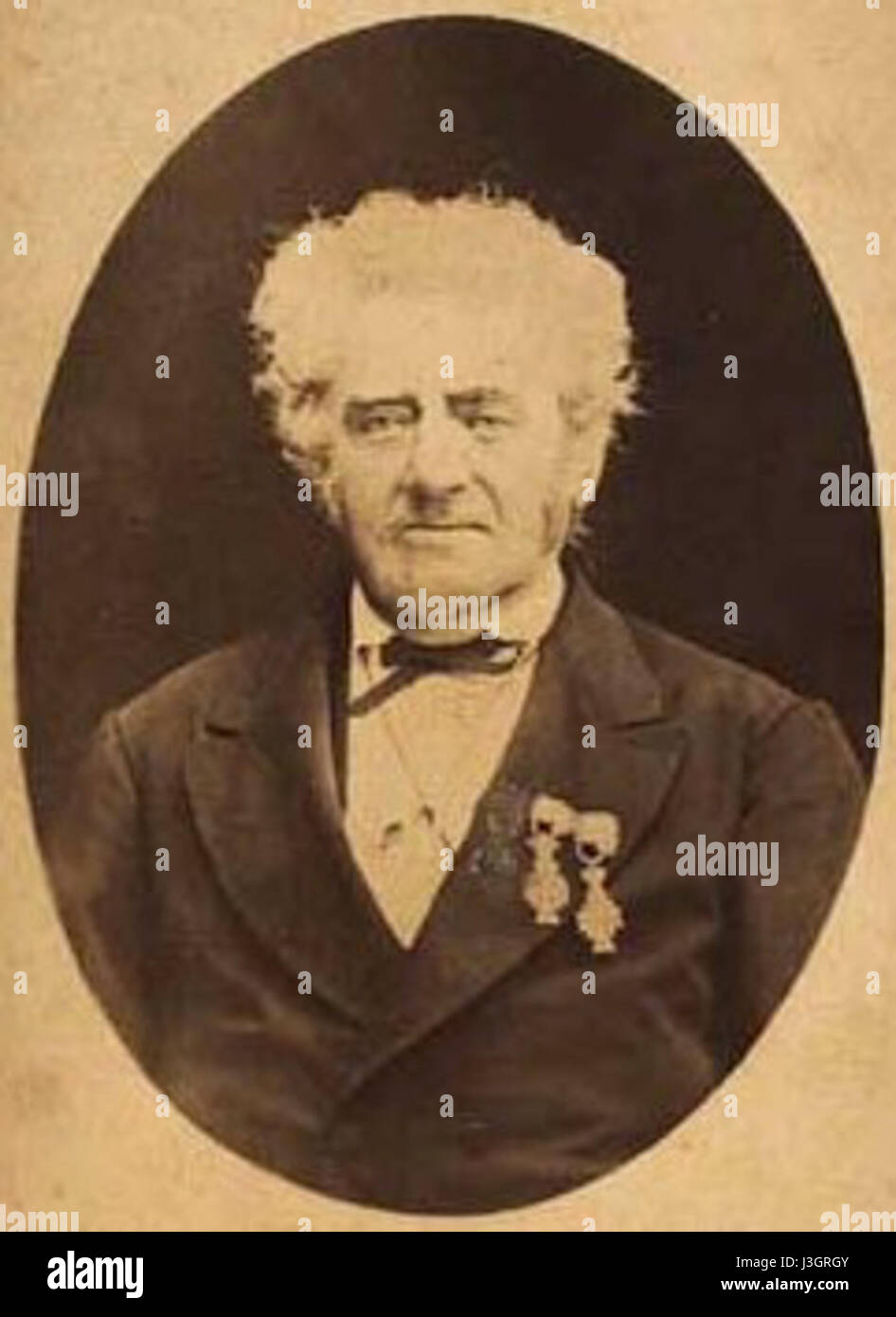 This portrait, created by Caroline Hammer, features Frederik Hammer ...