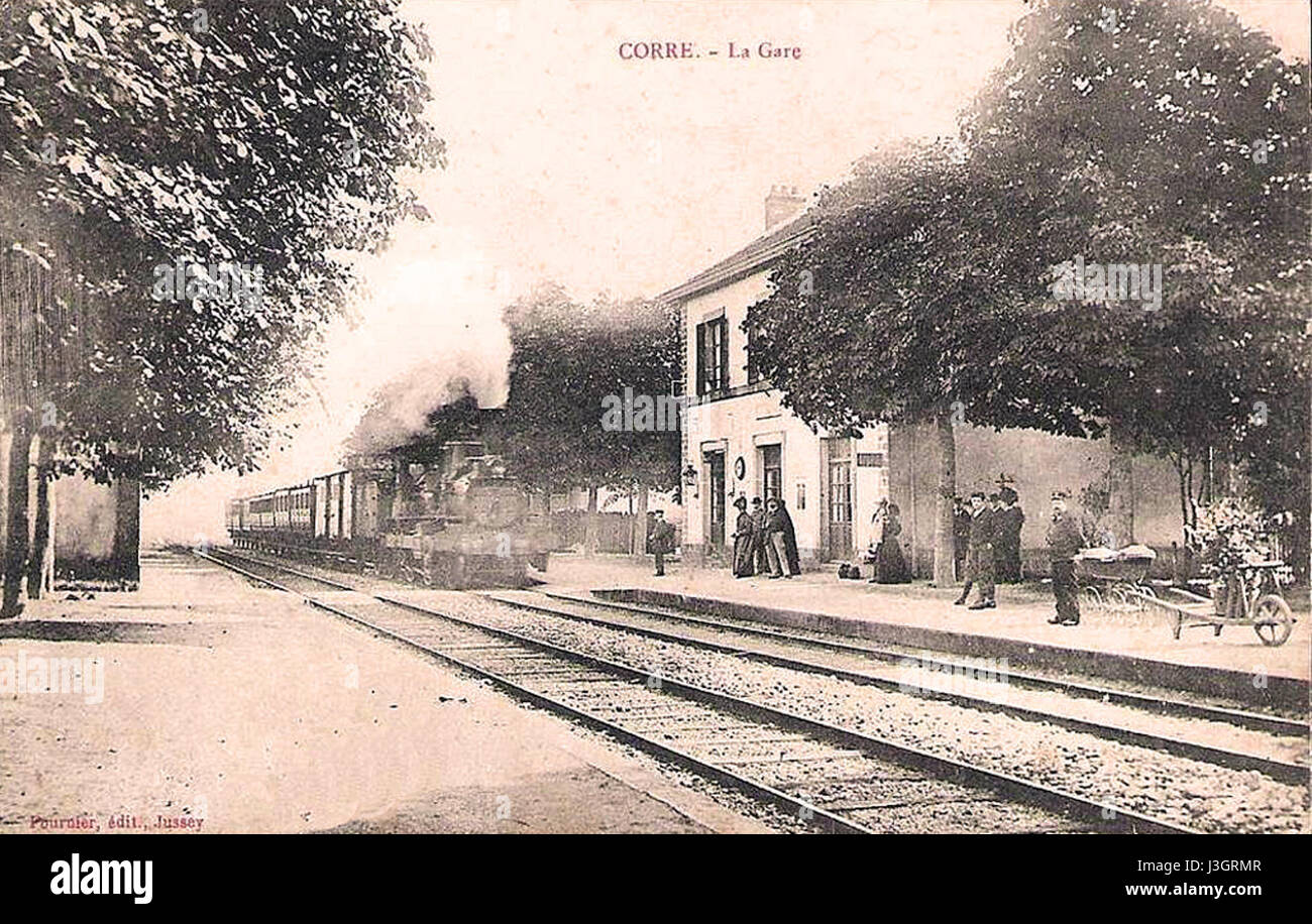 Gare de Corre 1 Stock Photo - Alamy
