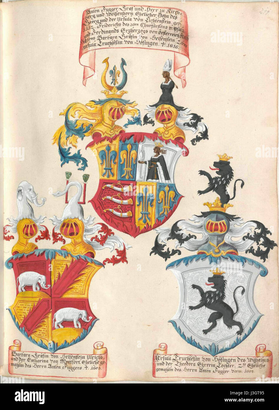 The 'Fugger Ehrenbuch' is a significant historical manuscript created ...