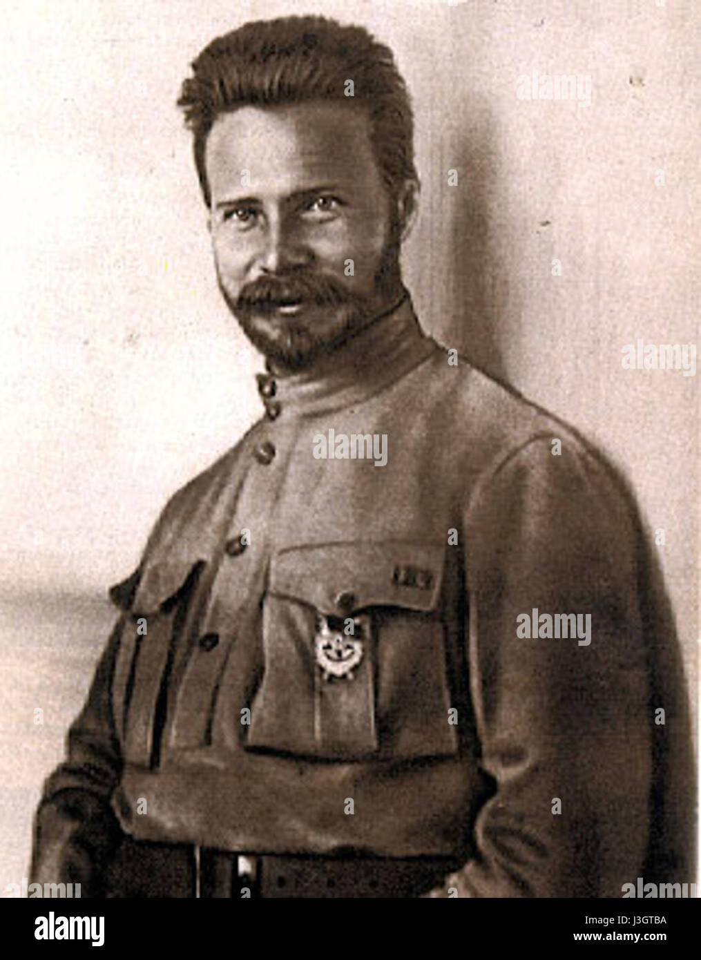 This historical image features a prominent figure named Frunze from ...