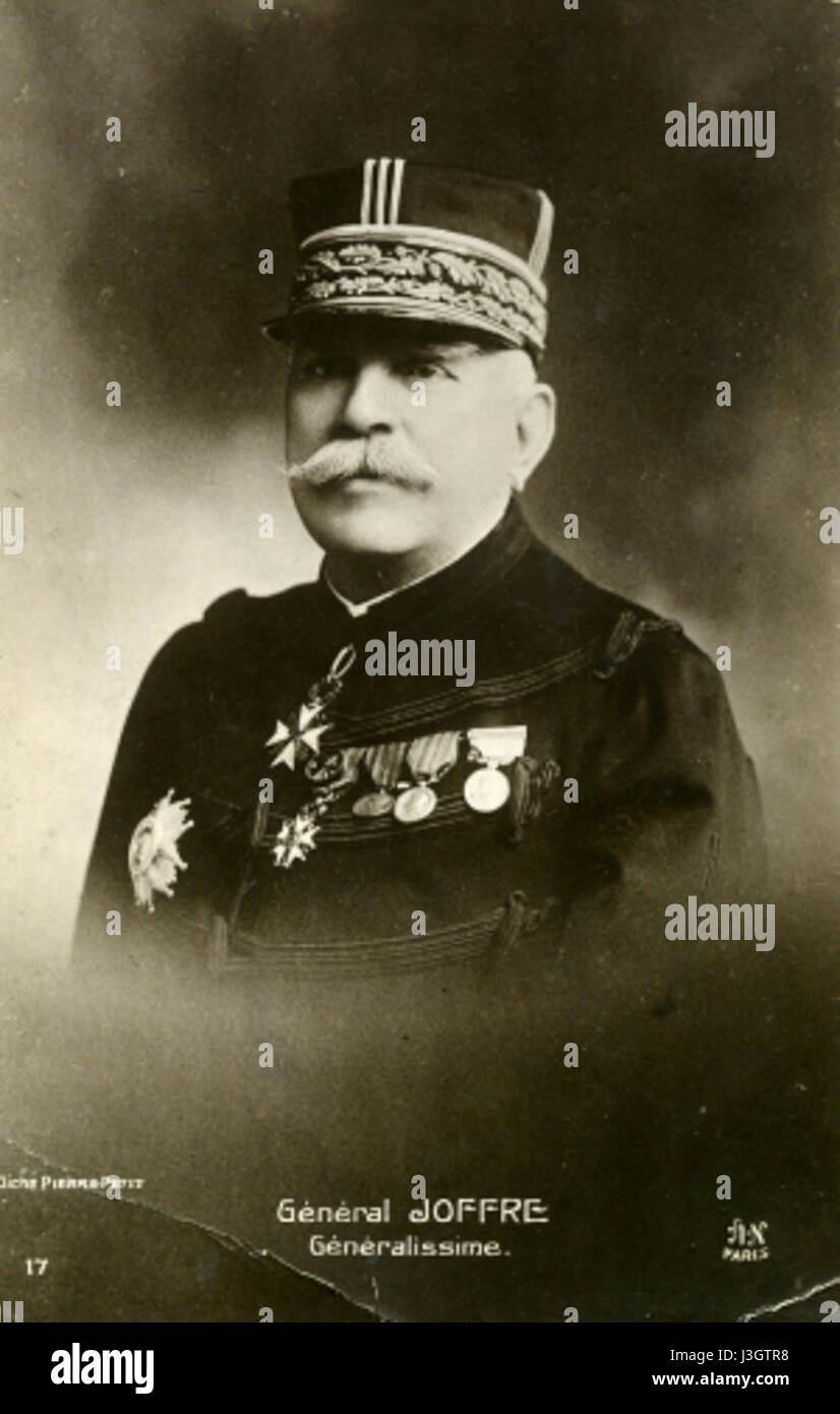General Joseph Joffre was a French military leader during World War I ...