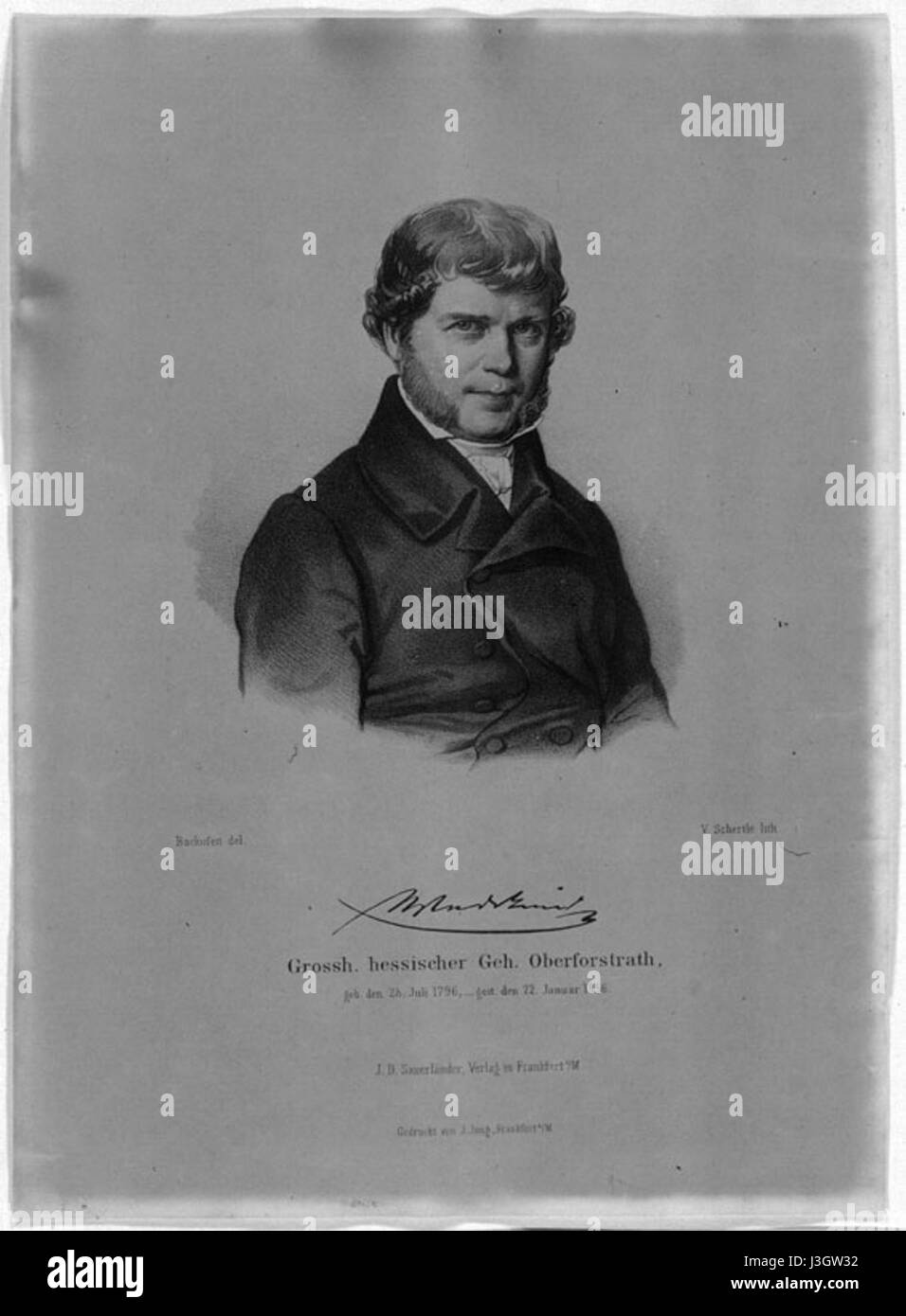 Georg Wilhelm von Wedekind Forstmann was a German figure, possibly from ...