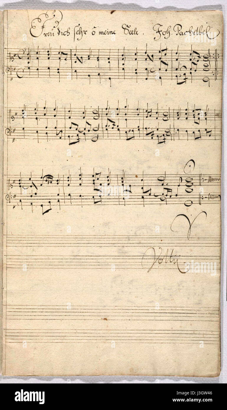 Freu dich sehr o meine Seele is a German religious hymn composed by ...