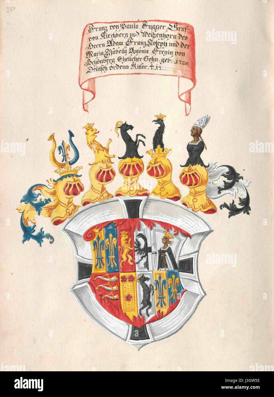 The Fugger Ehrenbuch is a historical manuscript from the 16th century ...