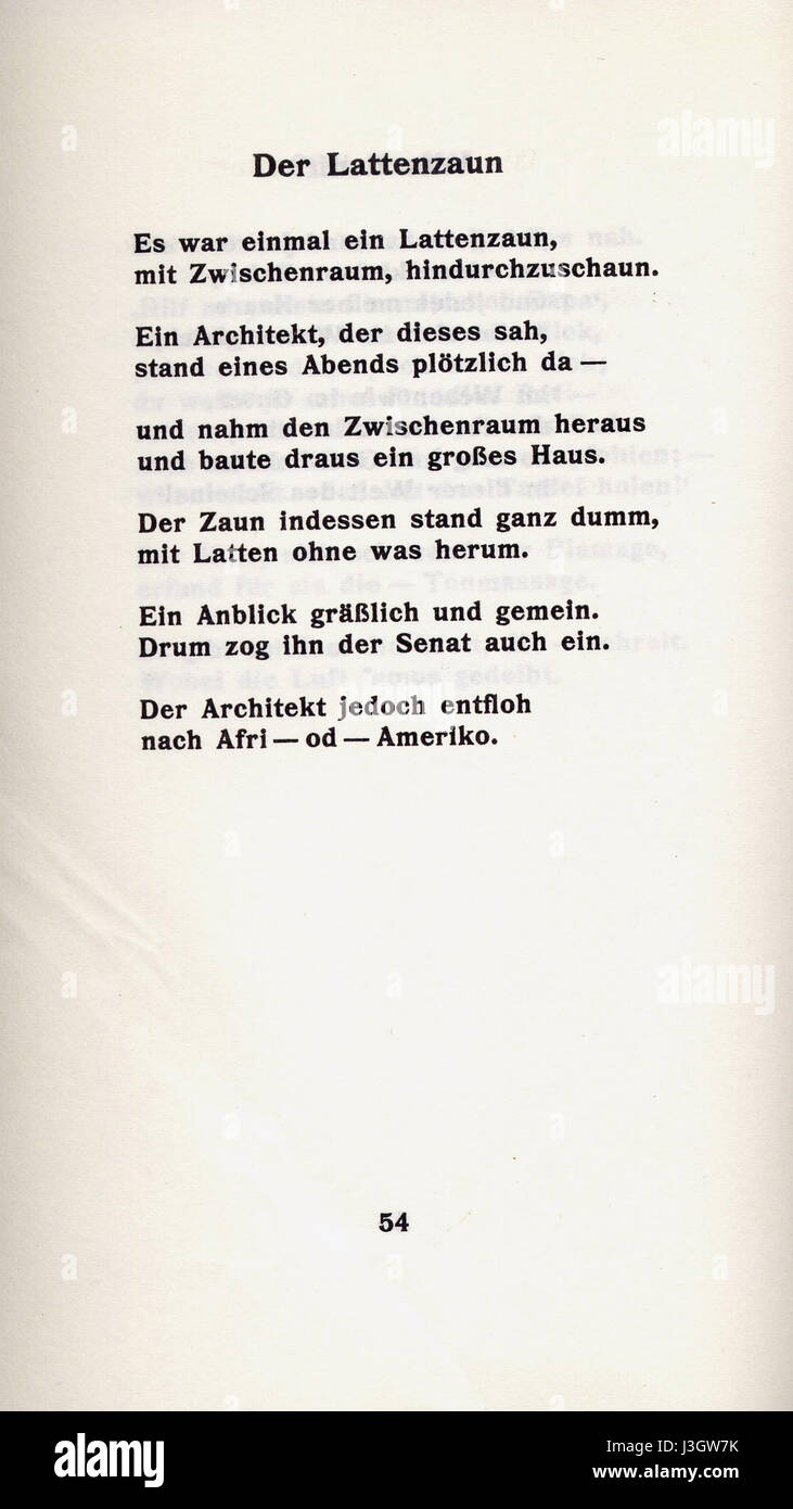 Galgenlieder (The Gallows Songs) is a collection of poems by German ...