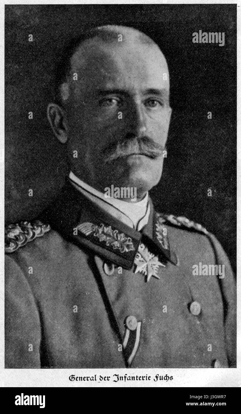 General Georg Fuchs was a military leader, likely serving in the German ...