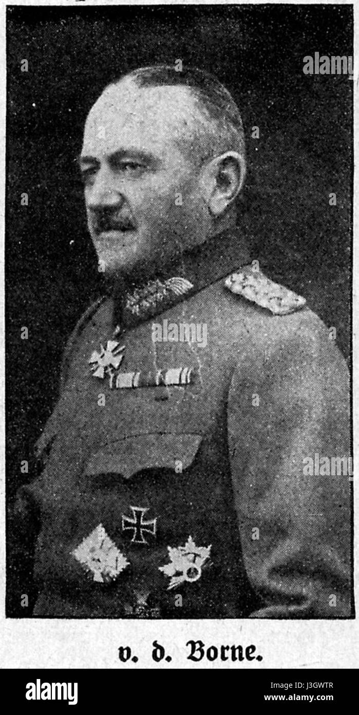 General Kurt von dem Borne was a German military officer known for his ...