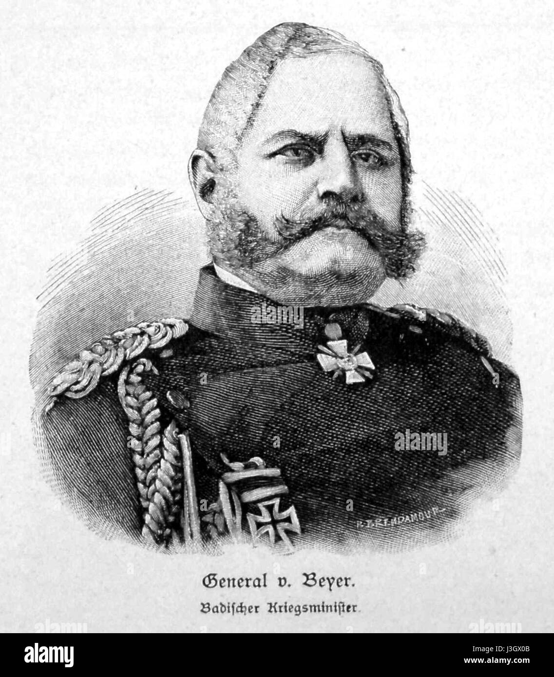 General von Beyer was a notable military figure, likely from the late ...